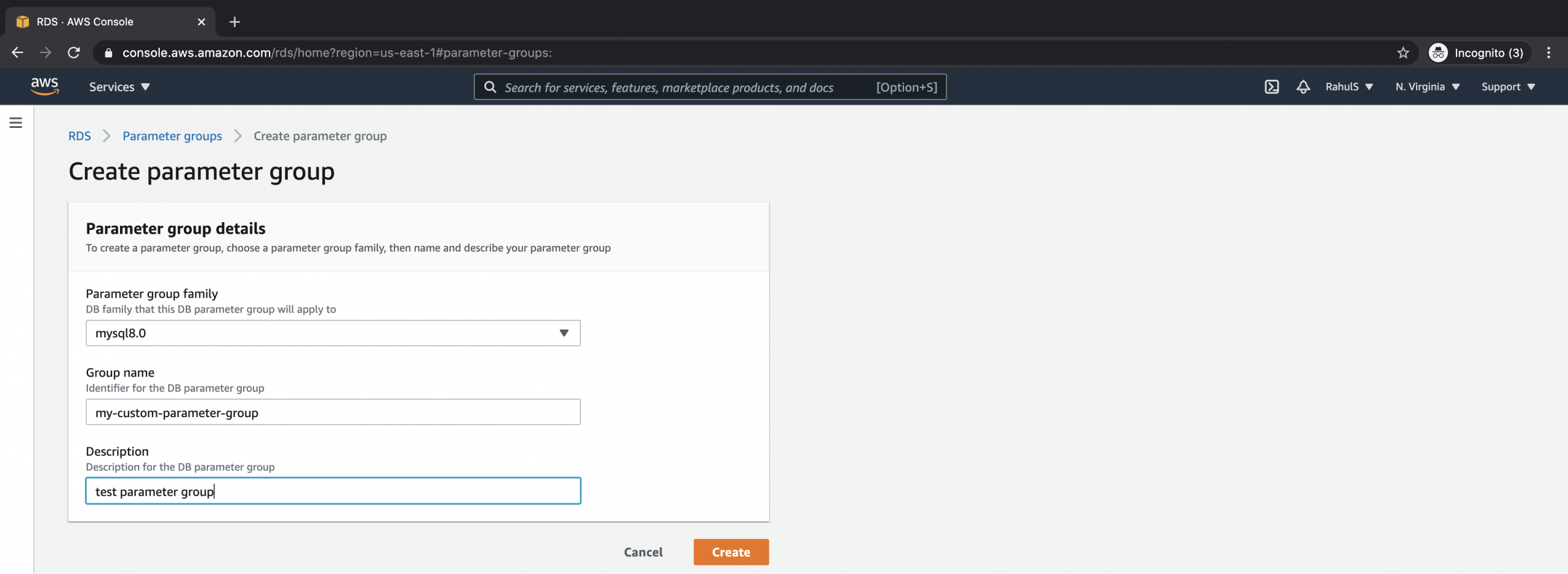 How To Create And Modify A Parameter Group For An Rds Instance On Aws