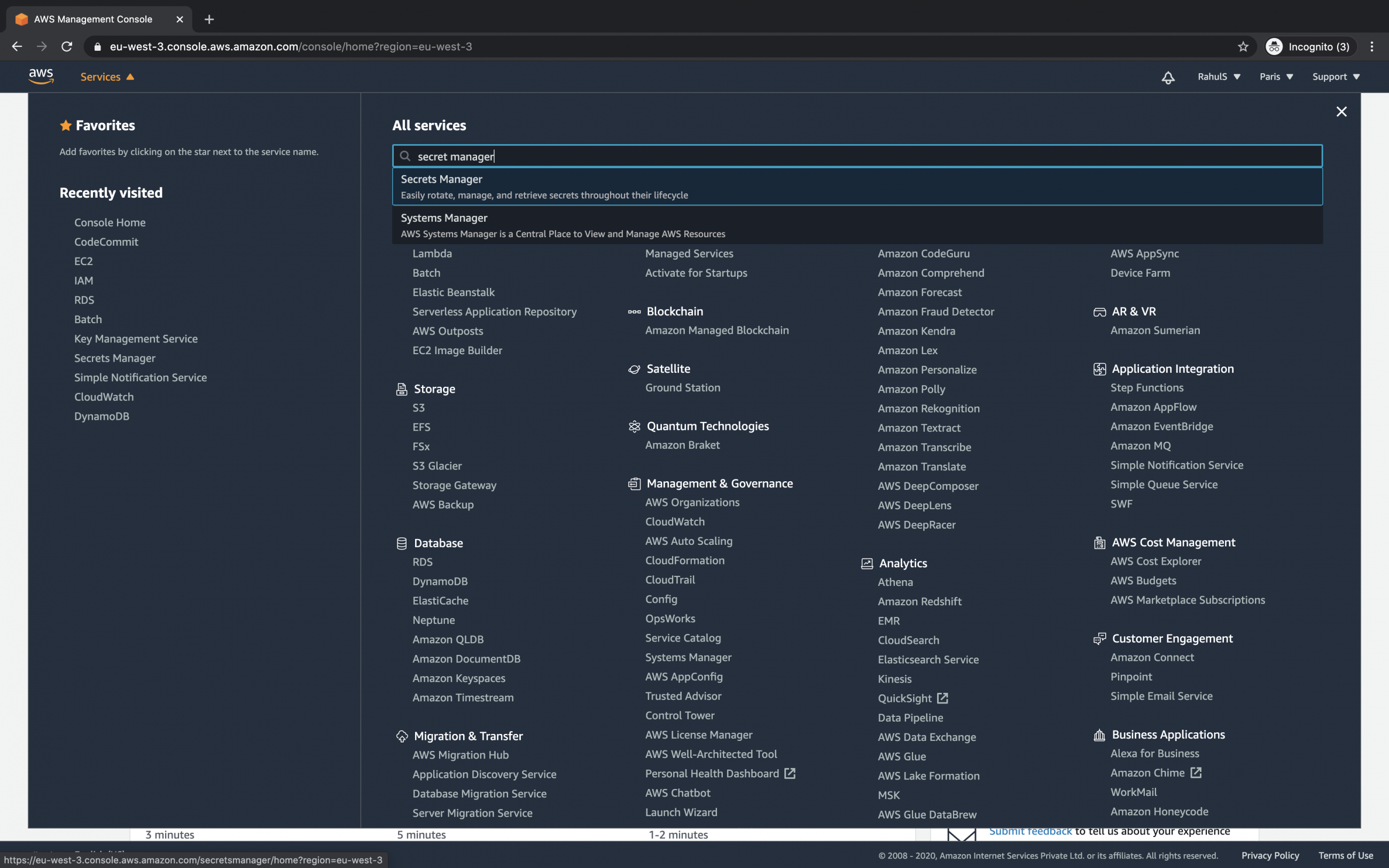 How To Create And Store Secrets Using Secret Manager In Aws
