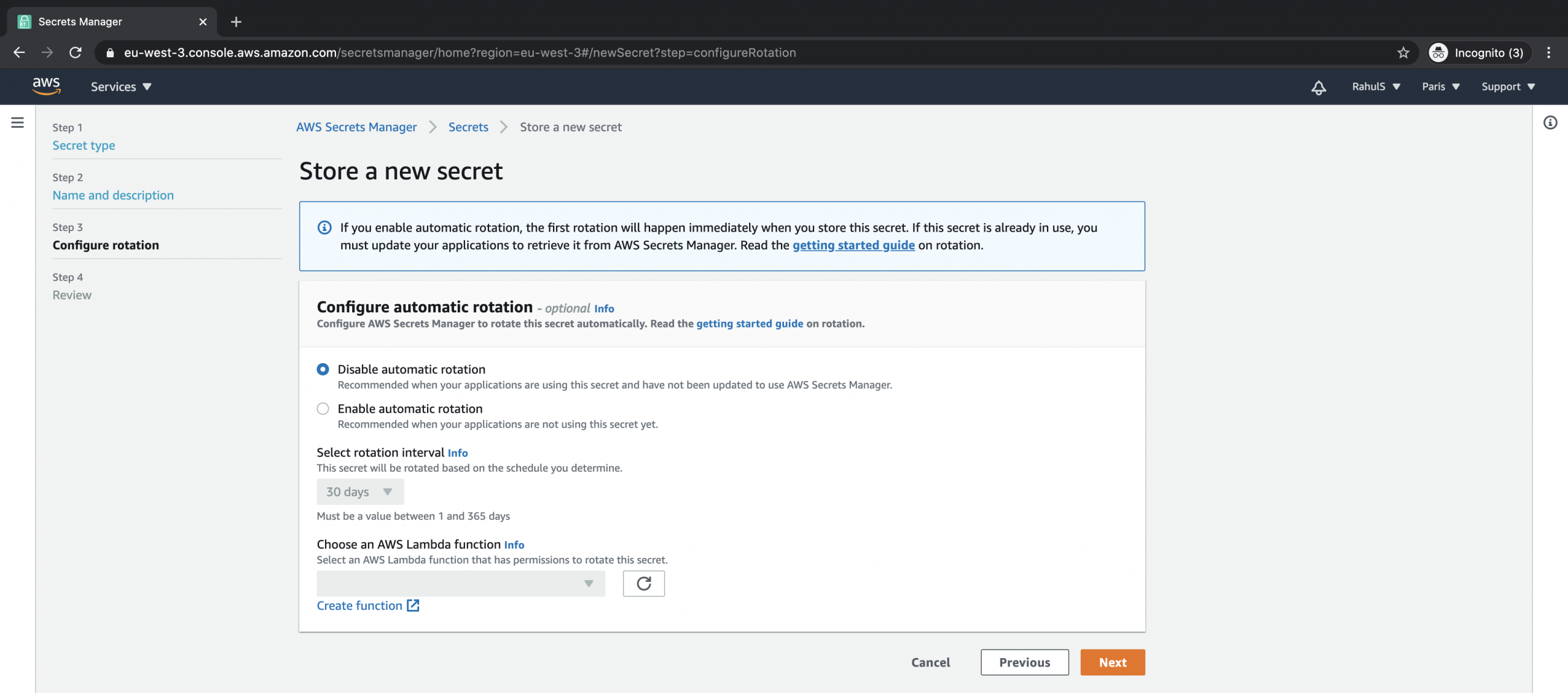 How To Create And Store Secrets Using Secret Manager In Aws