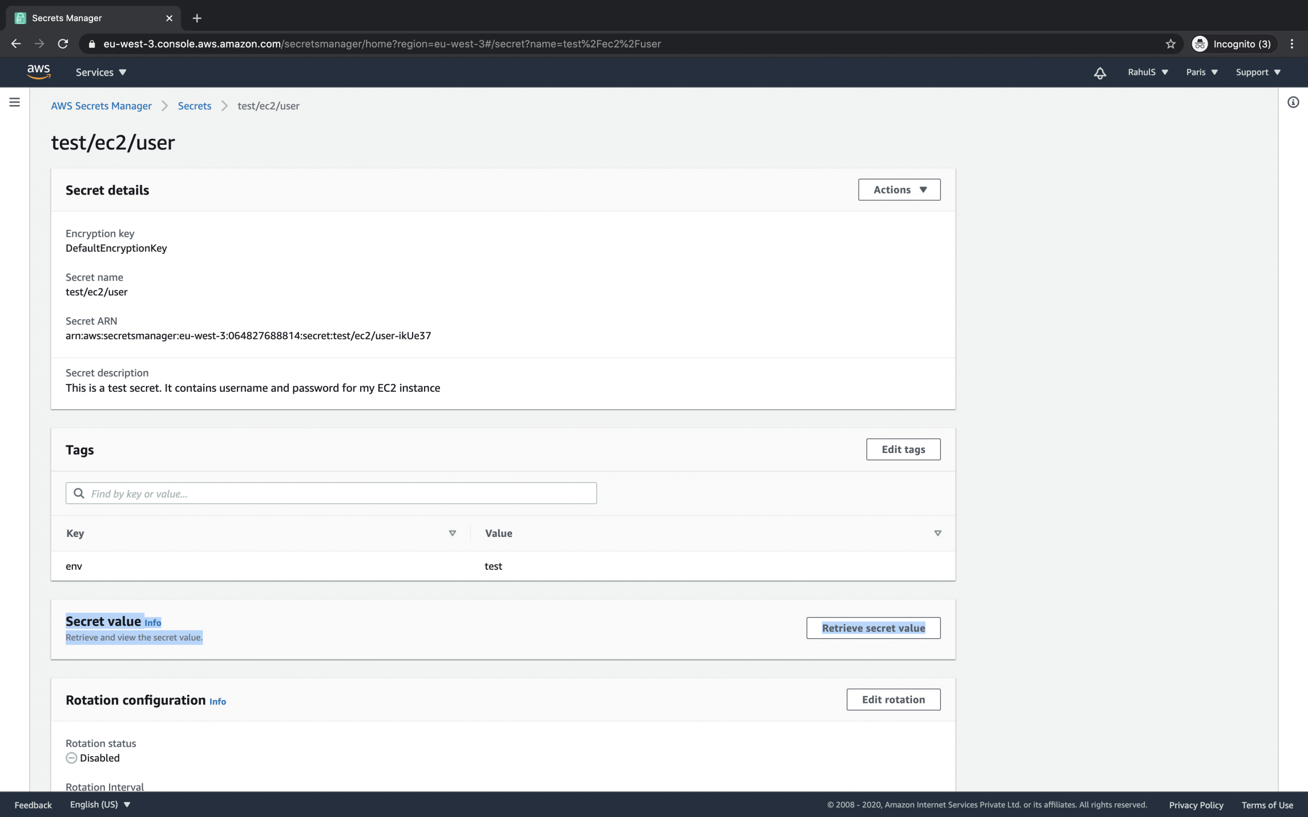 How To Create And Store Secrets Using Secret Manager In Aws