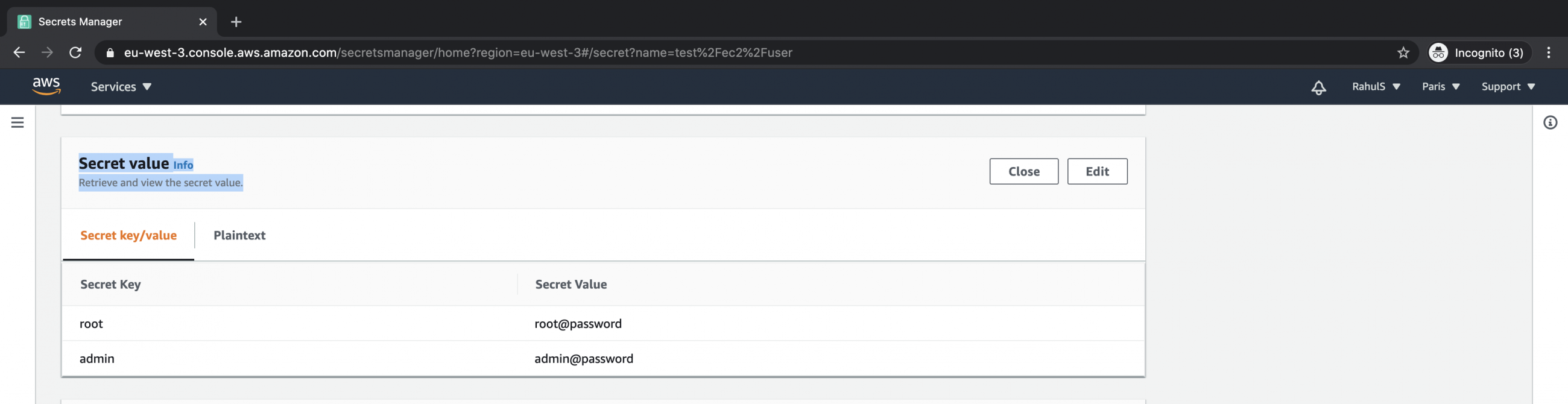How To Create And Store Secrets Using Secret Manager In Aws