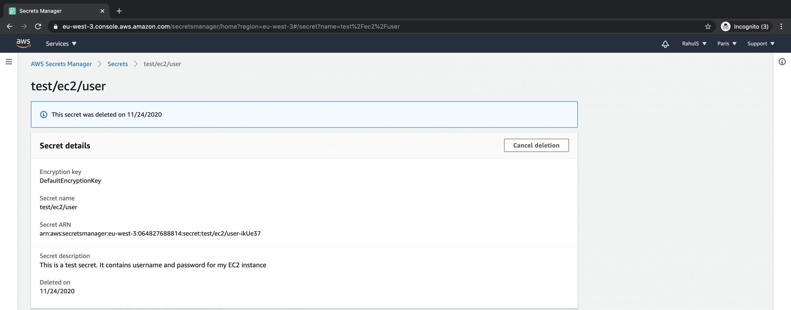 How To Create And Store Secrets Using Secret Manager In Aws