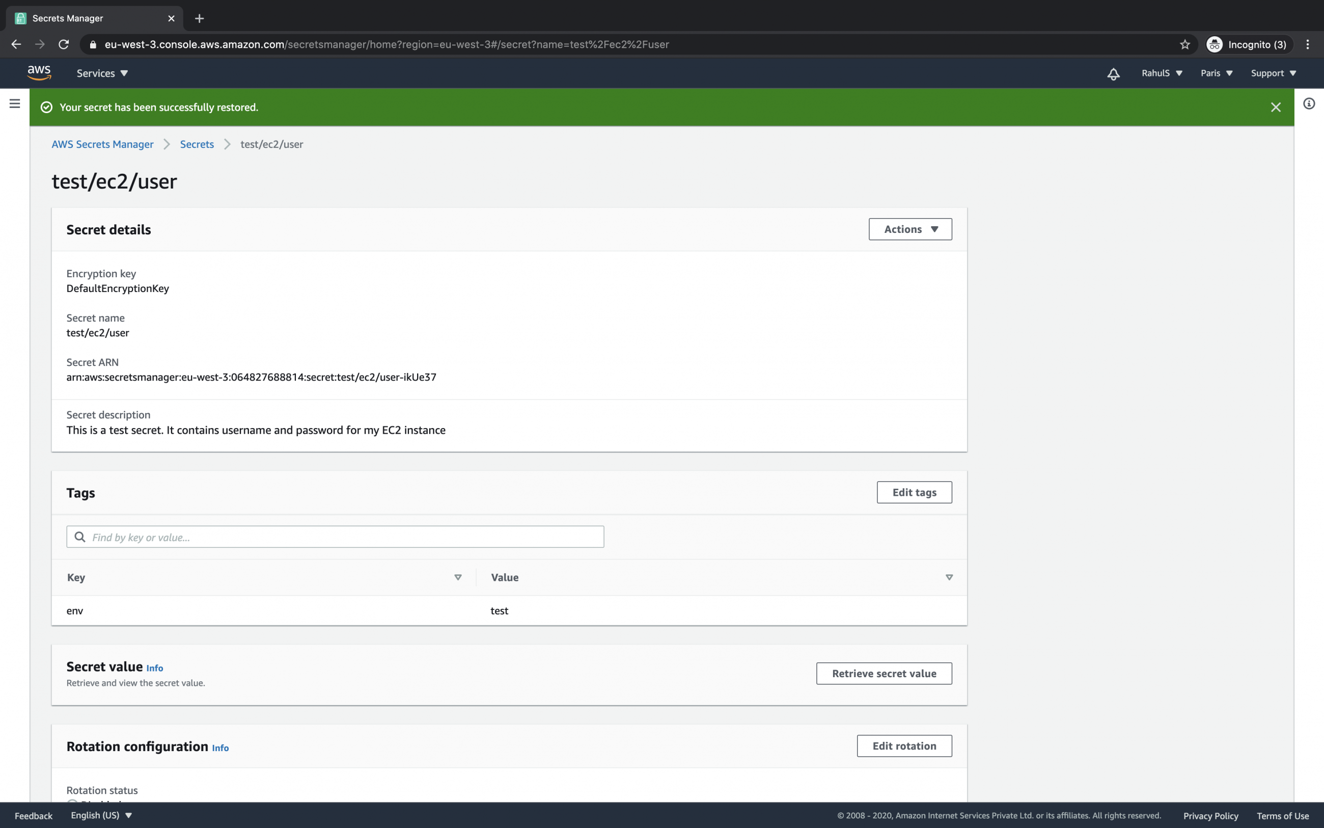 How To Create And Store Secrets Using Secret Manager In Aws