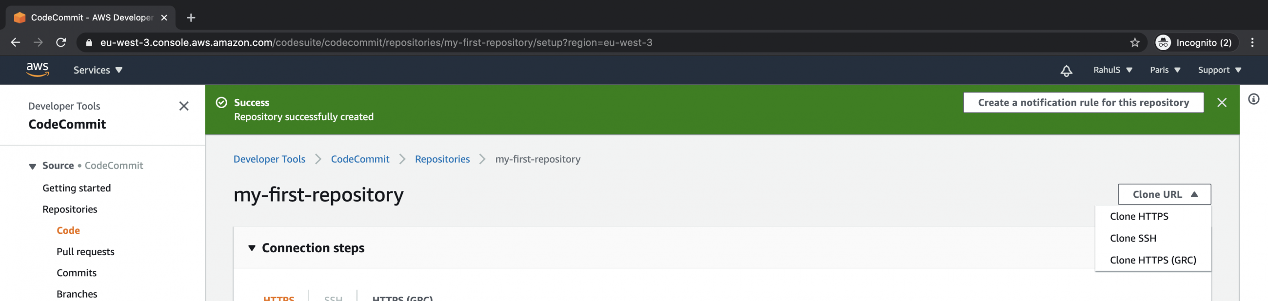How To Create And Use A Codecommit Git Repository On Aws