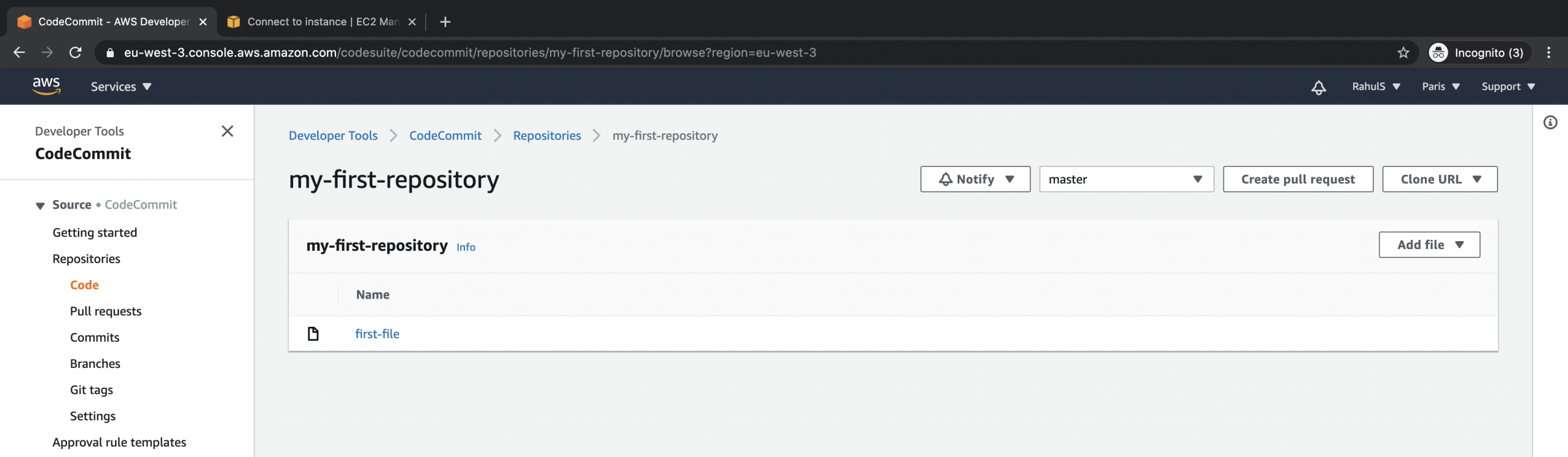 How To Create And Use A Codecommit Git Repository On Aws 5191