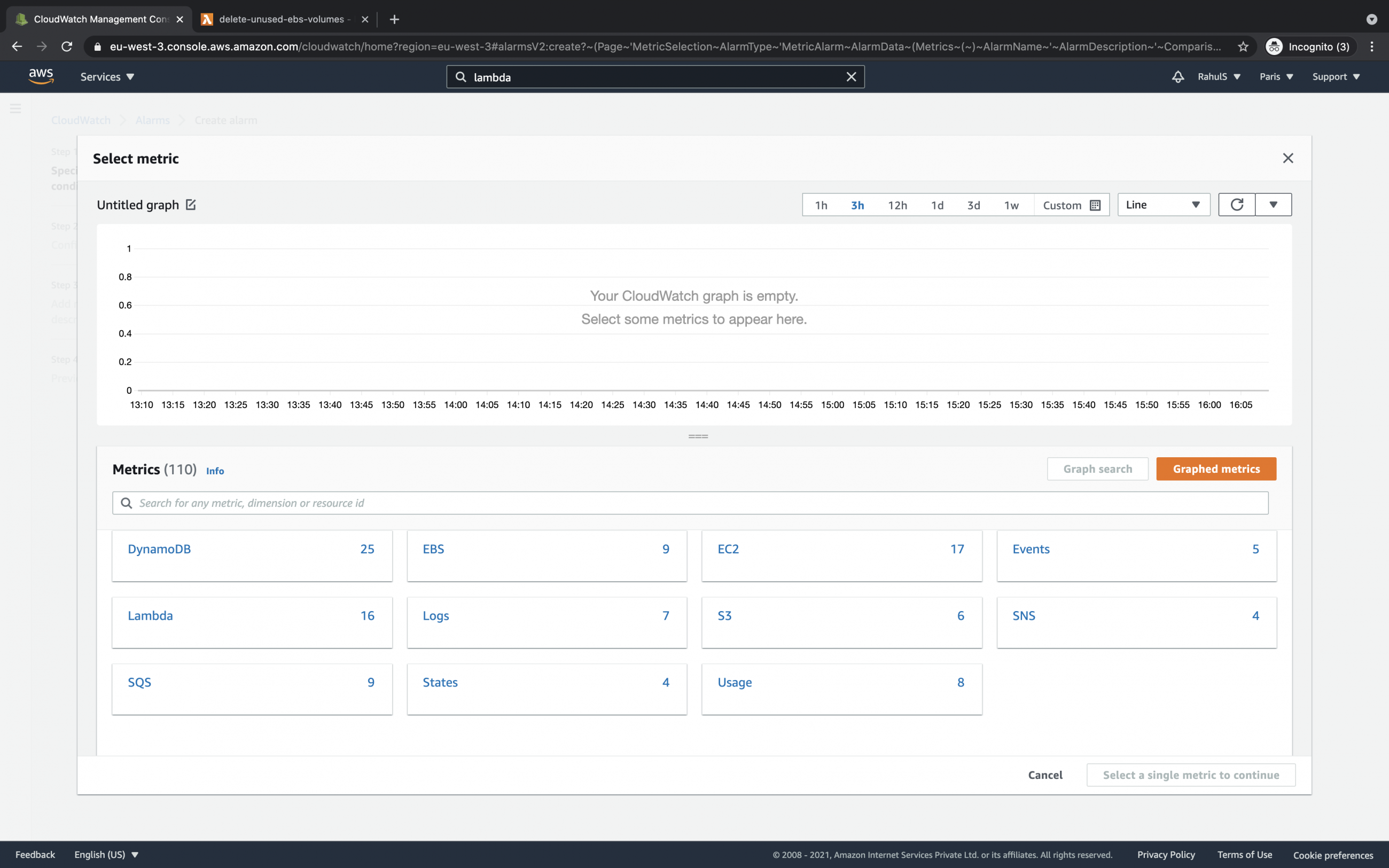 How To Create Cloudwatch Alarms For A Lambda Function On Aws