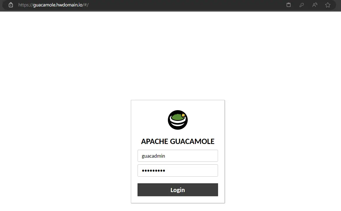 How To Create Remote Desktop Gateway Via Apache Guacamole On Almalinux 9