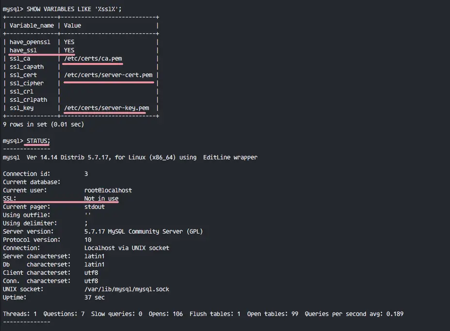 How To Enable Ssl And Remote Connections For Mysql On Centos 7