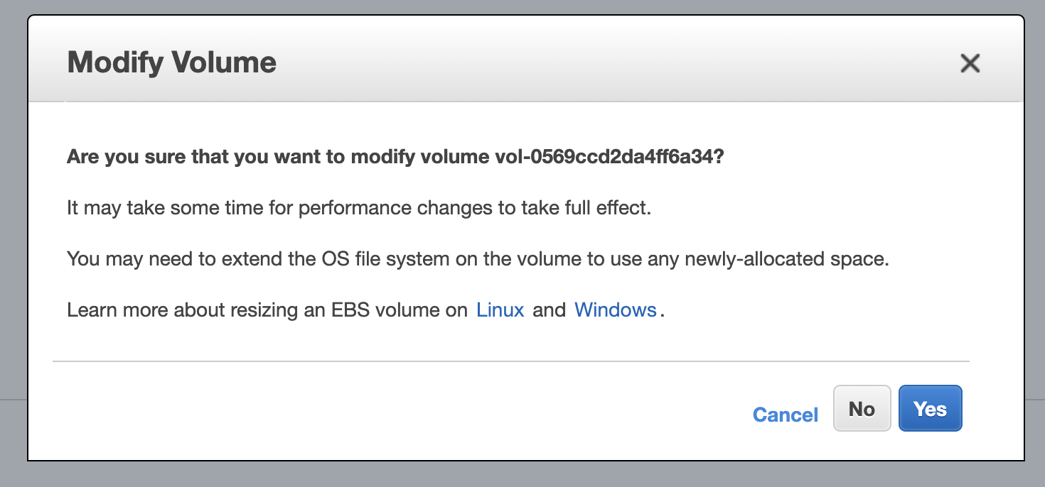 How To Increase The Disk Space Of An Aws Ec2 Ubuntu Instance 4666