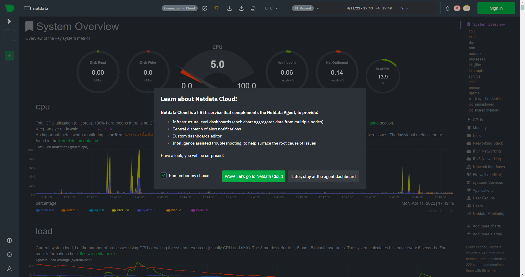 How To Install And Monitor Services Using Netdata Monitoring Tool On Rocky Linux 8