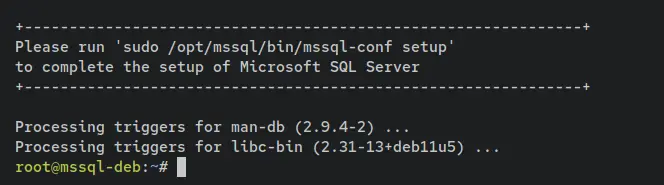 How To Install And Use Microsoft Sql Server On Debian 11