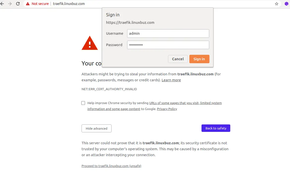 How To Install And Use Traefik As A Reverse Proxy With Docker On Centos 8