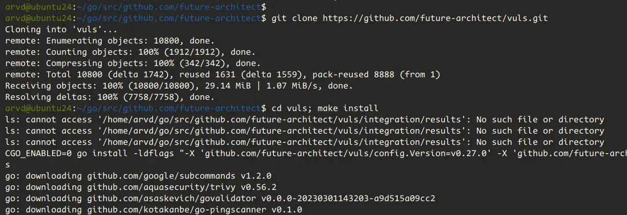 How to Install and Use Vuls Vulnerability Scanner on Ubuntu 24.04