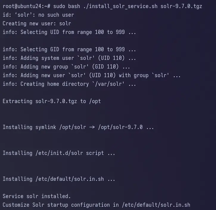 How to Install Apache Solr on an Ubuntu 24.04 Server