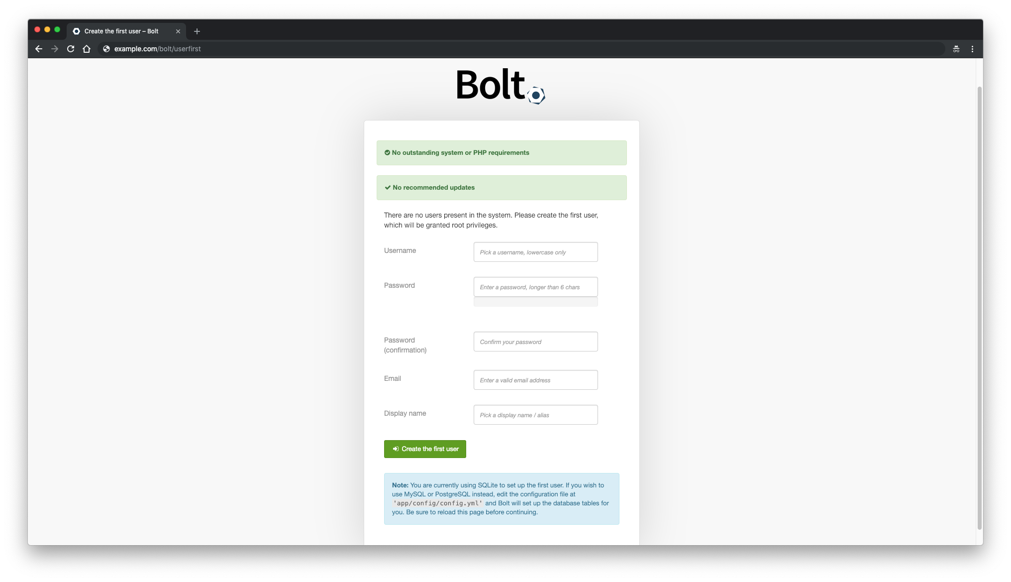 How To Install Bolt Cms On Ubuntu 1804 Lts 