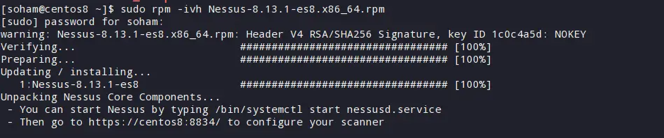 How To Install Configure And Use Nessus Vulnerability Scanner On Centos 8