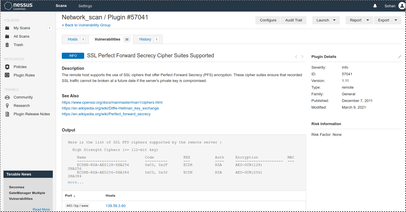How To Install Configure And Use Nessus Vulnerability Scanner On Centos 8
