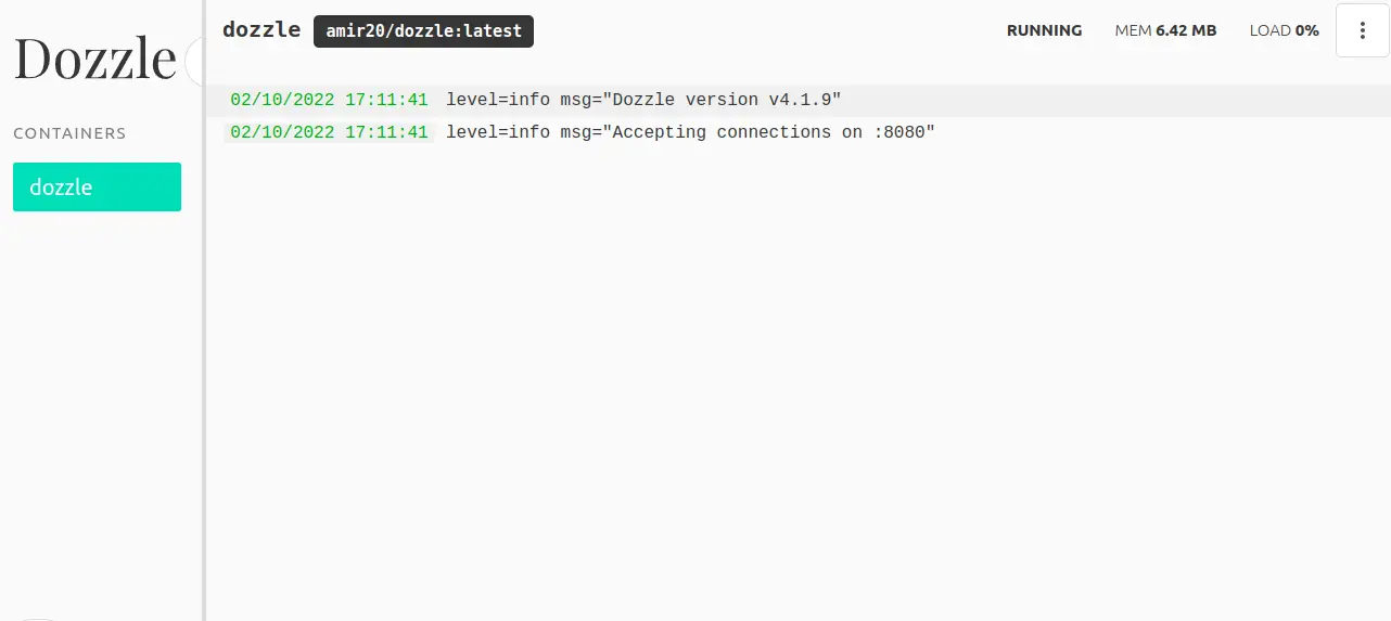 How To Install Dozzle Real Time Log Viewer For Docker Containers On