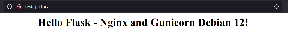 How to Install Flask with Nginx and Gunicorn on Debian 12
