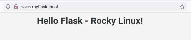 How to Install Flask with Nginx and Gunicorn on Rocky Linux