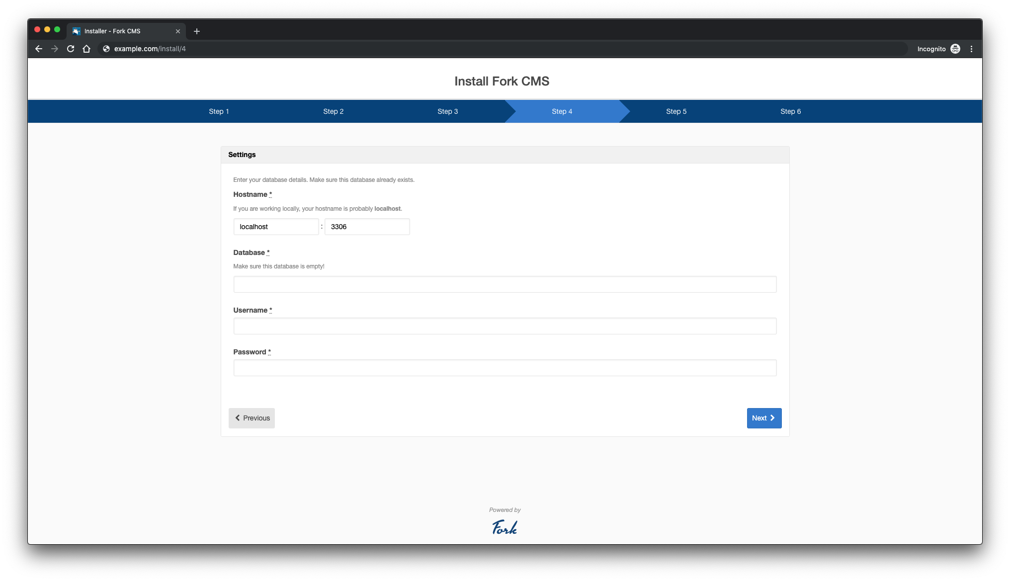 How to Install Fork CMS with NGINX on CentOS 8