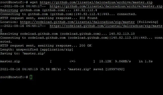 How to Install FreeRADIUS and Daloradius on Ubuntu 20.04