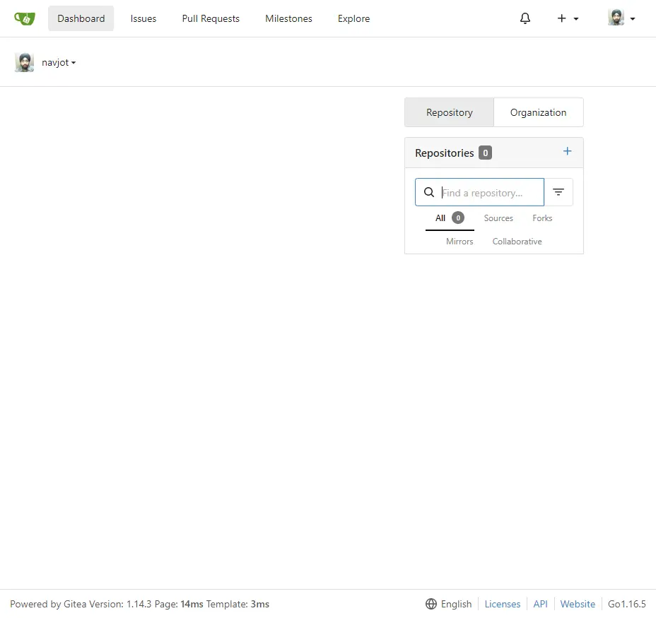 How To Install Gitea Code Hosting Service On Fedora 34
