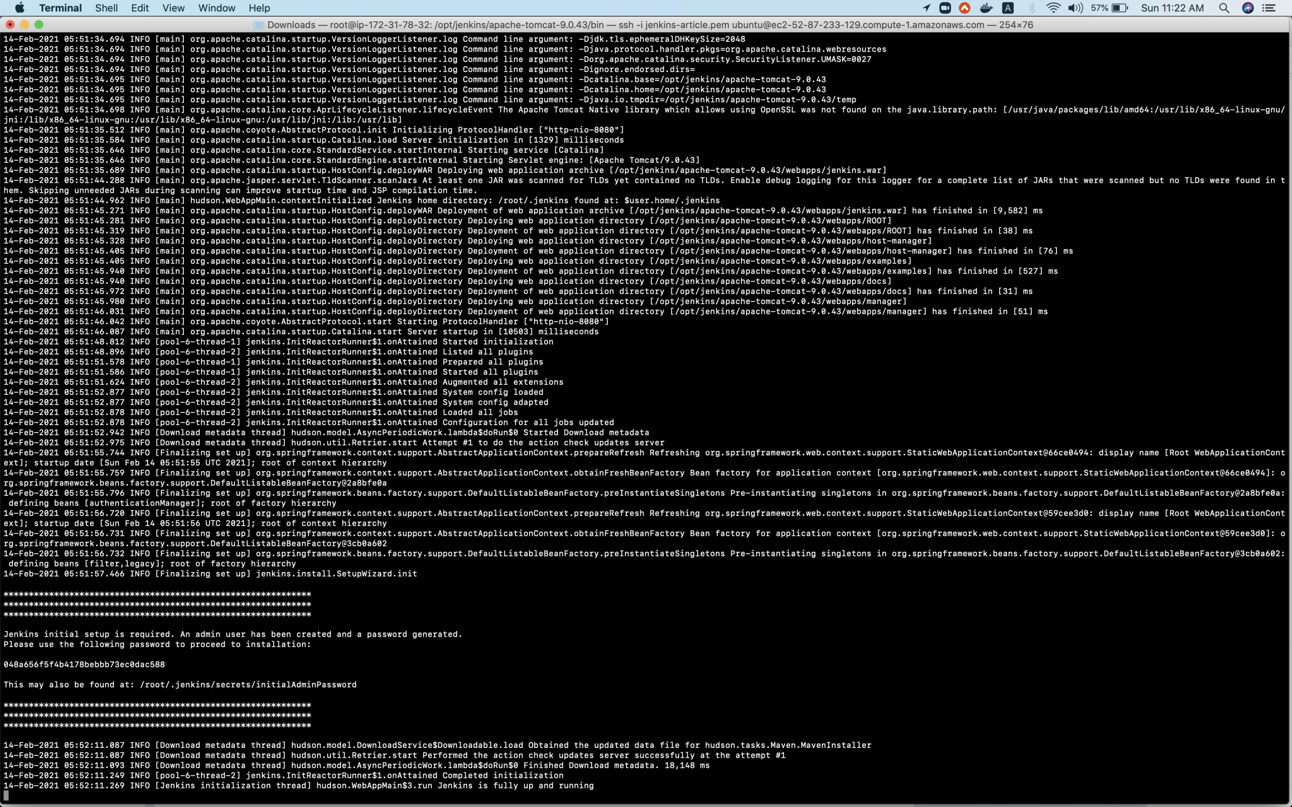 How to install Jenkins using a .war file on AWS EC2 Ubuntu 20.04 instance