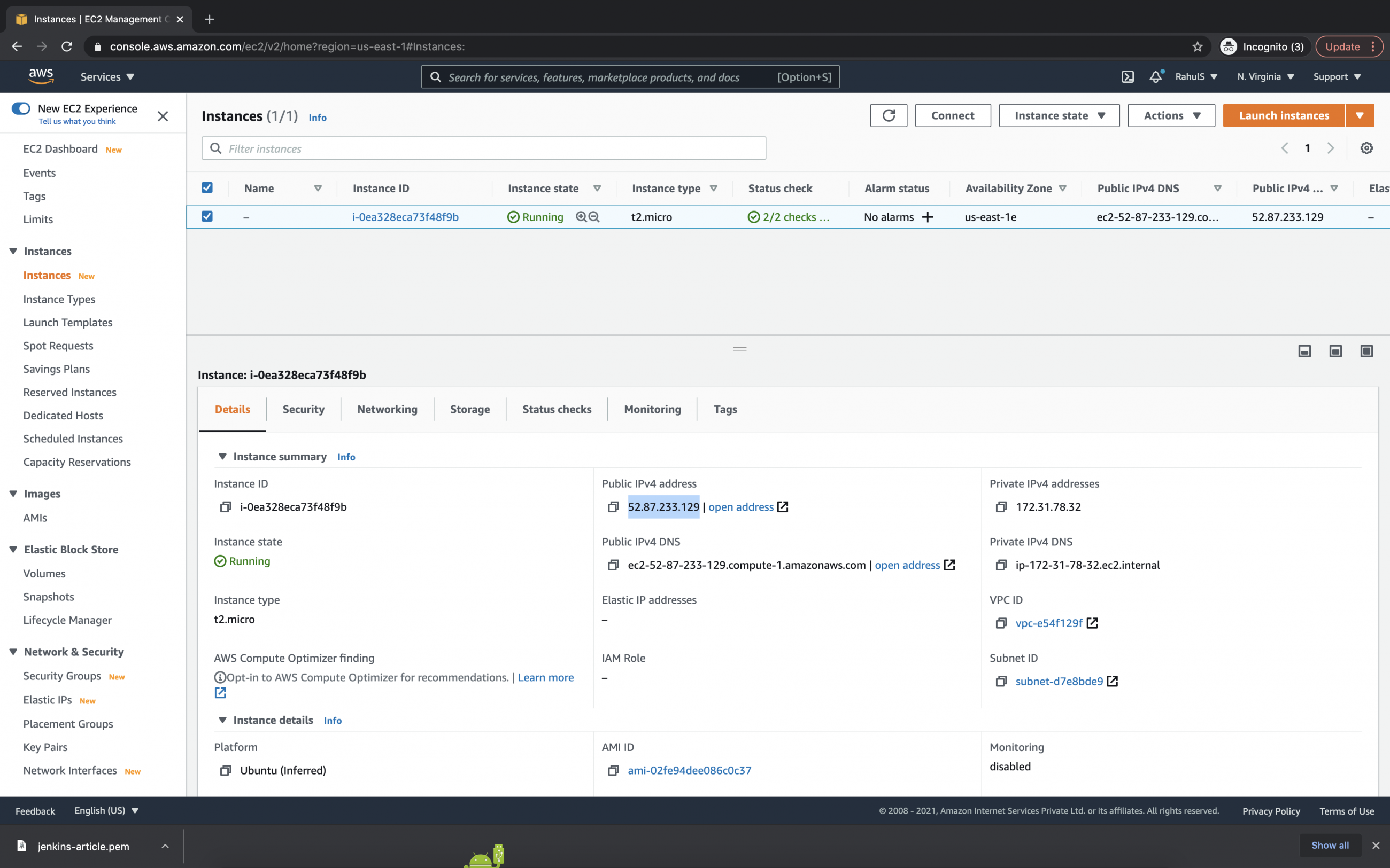 How To Install Jenkins Using A War File On Aws Ec2 Ubuntu 2004 Instance