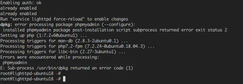 How To Install Ligd With Php Fpm 7 And Mysql 57 On Ubuntu 1804 Lts