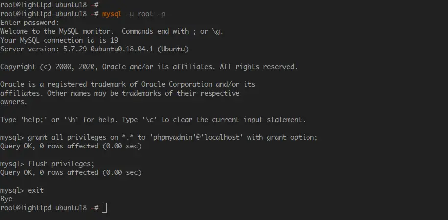 How to Install Lighttpd with PHP-FPM 7 and MySQL 5.7 on Ubuntu 18.04 LTS