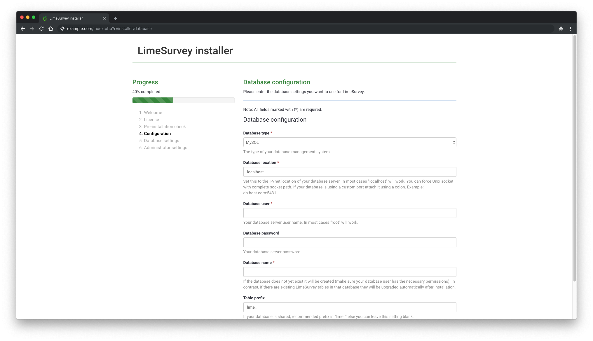 How to Install LimeSurvey (CE) on CentOS 7