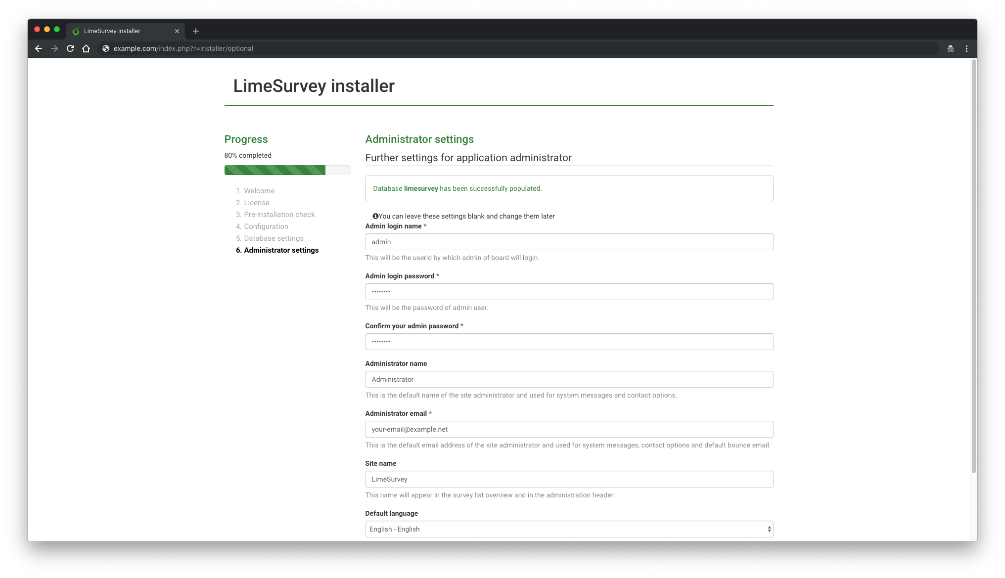How to Install LimeSurvey (CE) on CentOS 7