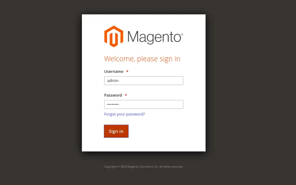 Magento E-Commerce Platform installation with Apache2 and Let's Encrypt on Ubuntu 20.04