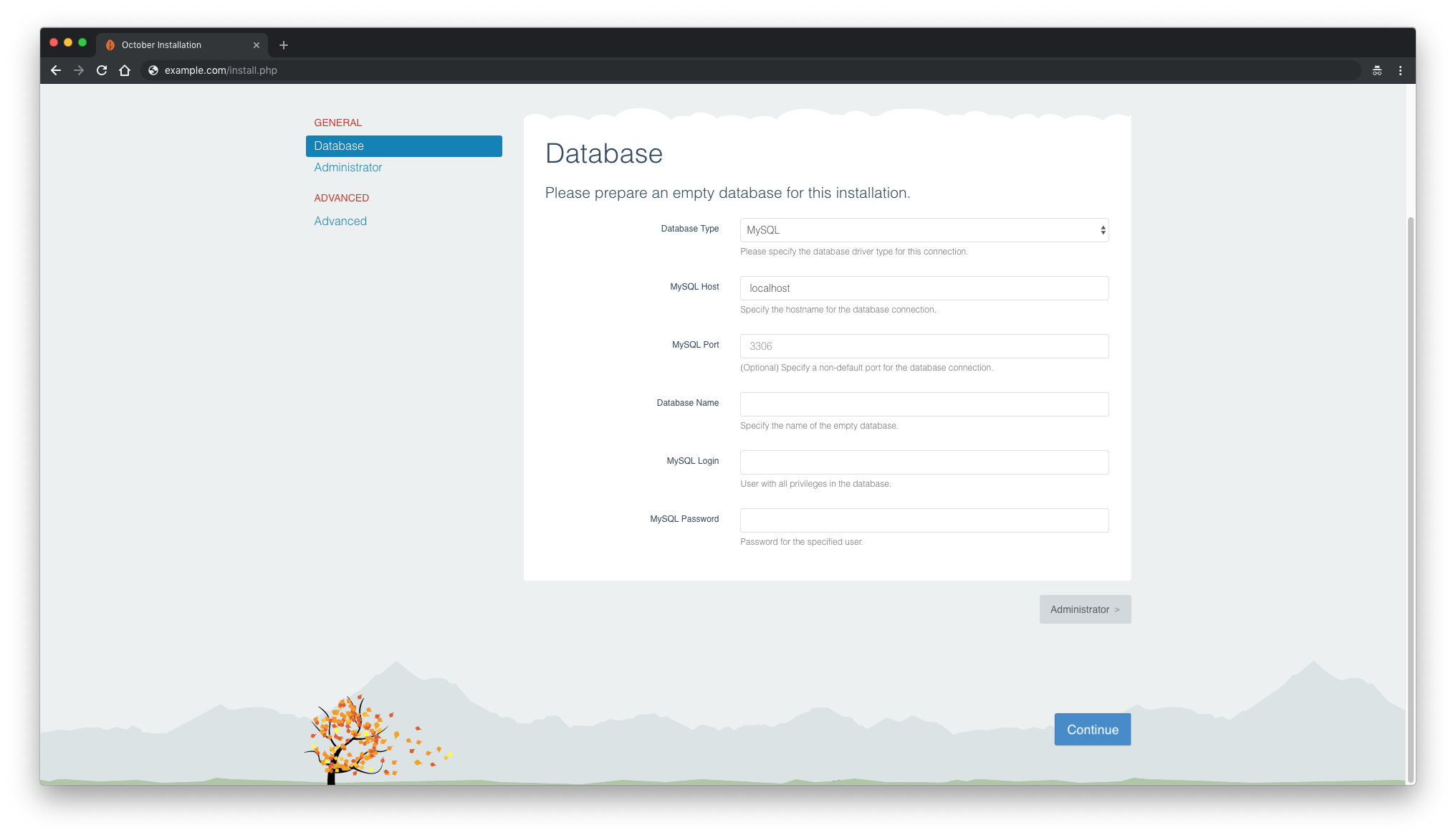 How to Install October CMS platform on Debian 9