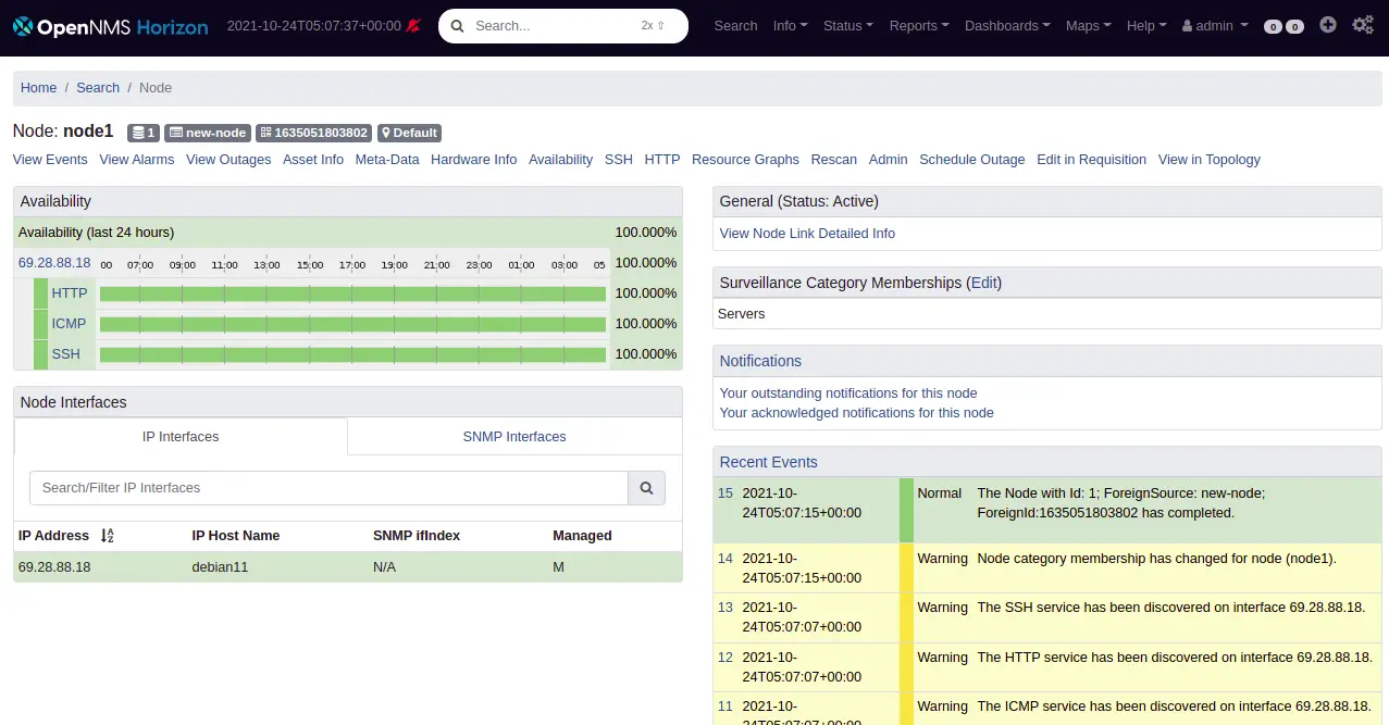 How To Install Opennms Network Monitoring Solution On Debian 11