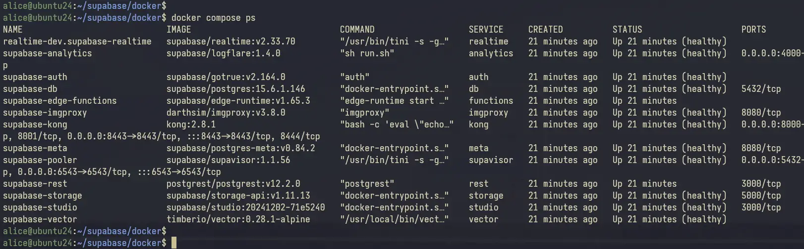 How to Install Supabase (Firebase Alternative) with Docker on Ubuntu 24.04