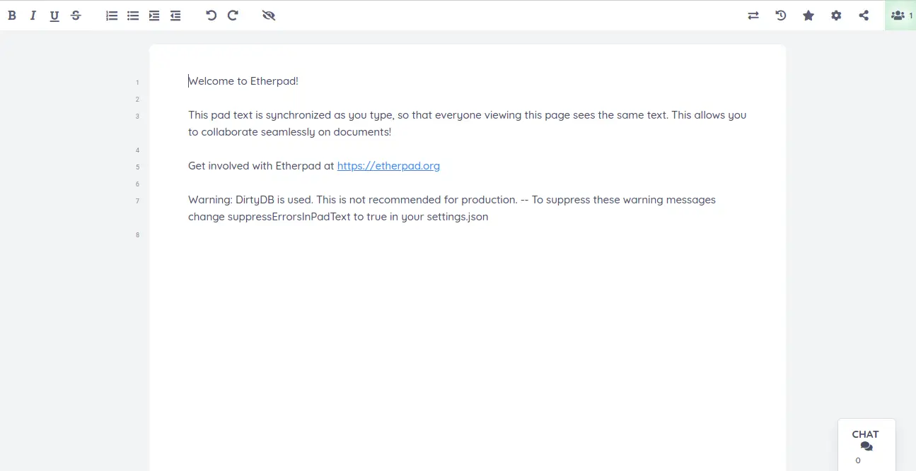 How To Install The Etherpad Collaborative Web Editor On Almalinux 8 4684