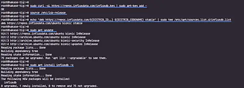 How to Install TIG Stack (Telegraf, InfluxDB, and Grafana) on Ubuntu 18 ...