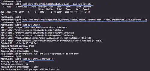 How to Install TIG Stack (Telegraf, InfluxDB, and Grafana) on Ubuntu 18 ...
