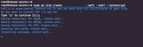 How to Install WordPress with EasyEngine on Ubuntu 18.04 and Debian