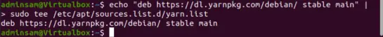 How to Install Yarn NPM Package Manager on Ubuntu 20.04