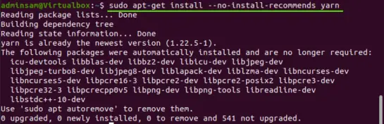 How to Install Yarn NPM Package Manager on Ubuntu 20.04 - Cộng Đồng Linux