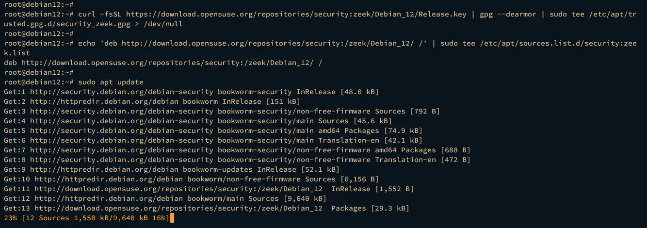 How To Install Zeek Network Security Monitoring Tool On Debian 12