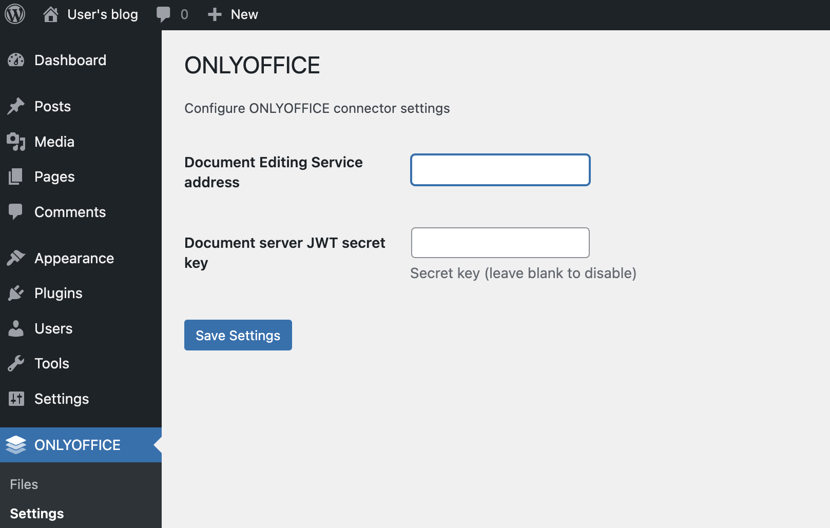 How to integrate ONLYOFFICE Docs with WordPress
