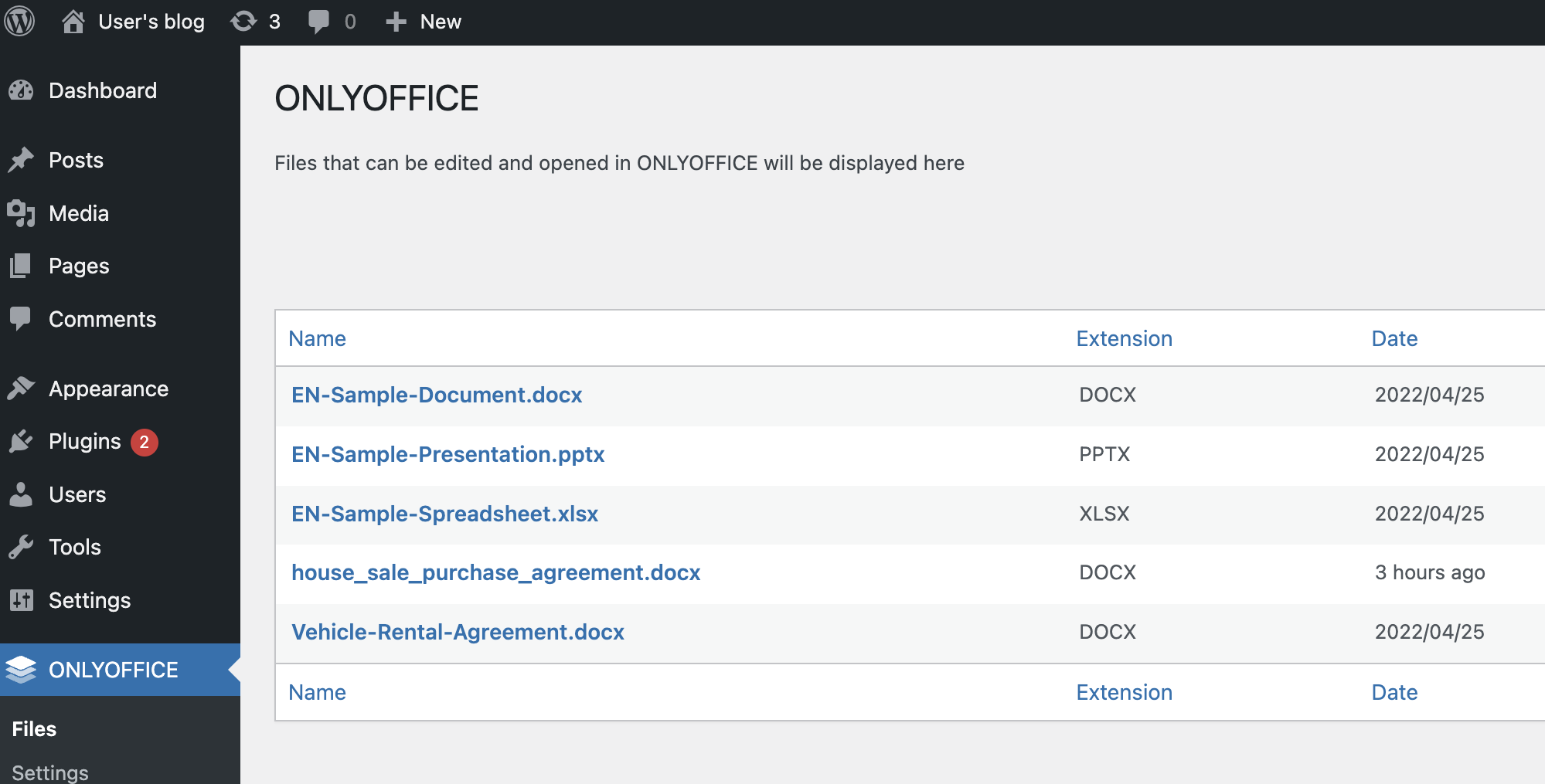 How to integrate ONLYOFFICE Docs with WordPress How to integrate ONLYOFFICE Docs with WordPress