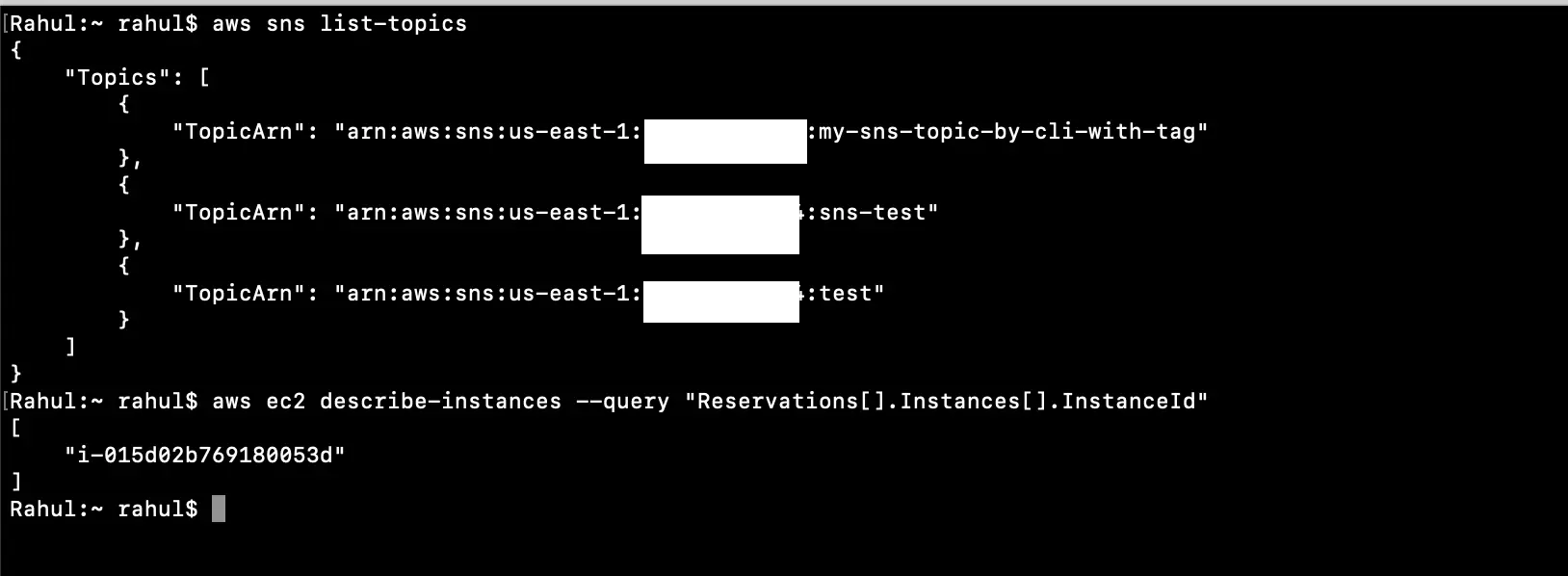 How to manage AWS Cloudwatch using aws-cli