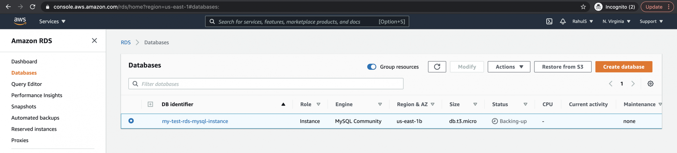 How To Manage An Aws Rds Instance Using Aws Cli