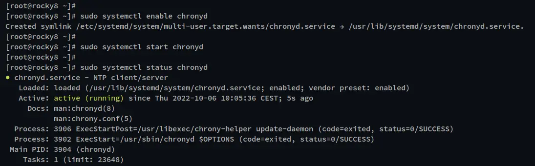 How To Set Up Chrony As Ntp Server And Client On Rocky Linux