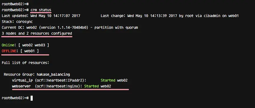 How to Set up Nginx High Availability with Pacemaker, Corosync, and Crmsh on Ubuntu 16.04